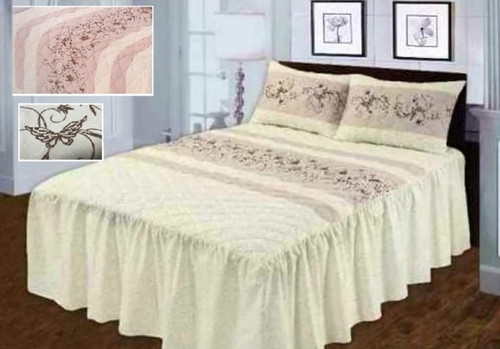 Pink "Butterfly" Fitted Bedspread | BedsSofasBedding.com