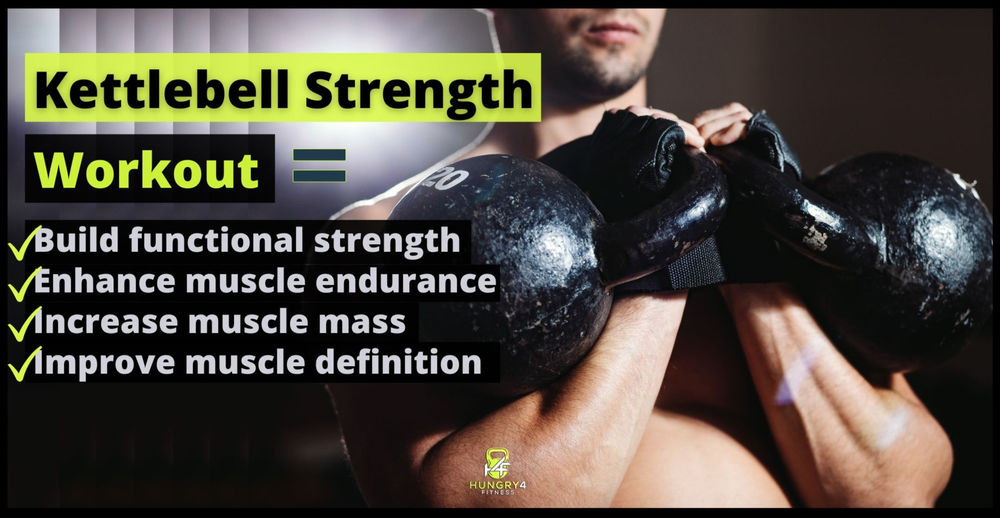 Kettlebell Strength Workout | Build Strength & Size – Hungry4Fitness