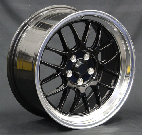 ALPHA 18"x9.5J G-FORCE WHEEL GLOSS BLK/MACHINED | www.ruffroads.com.au