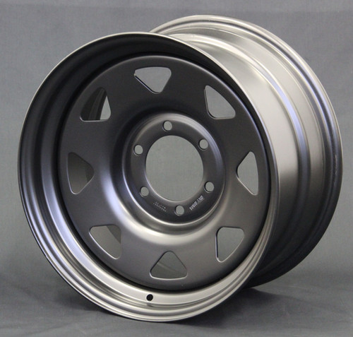 STEELIES 17"x9J +18 OFFSET RUFF ROADS WHEEL MATT BLACK | www.ruffroads ...