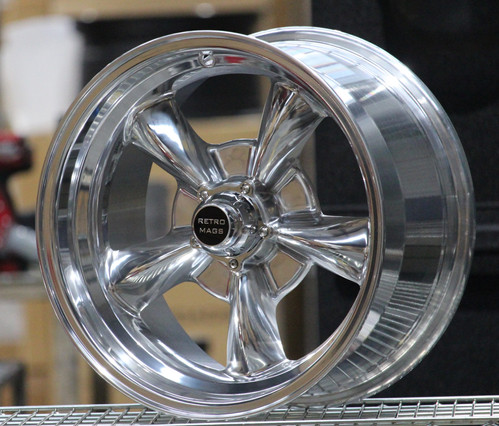 AMERICAN 15"x8J RETRO MAGS POLISHED | www.ruffroads.com.au