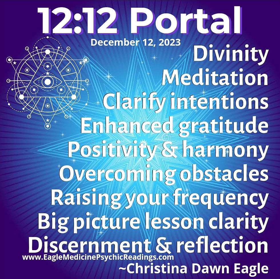 The Power of 12:12 : An Energy Portal