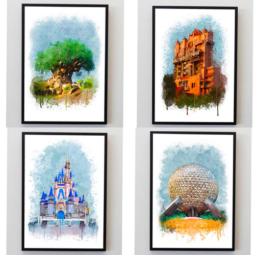 Disney Splatter Print Collection | Pics and Squiggles