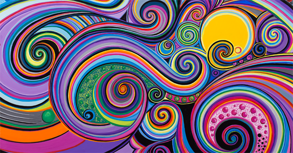 Fine Art Print | Bunt auf Bunt Susanne Augstburger