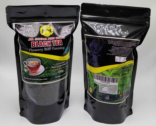 All Natural Loose Ceylon Black Tea 500g (FBOPF)- NO DUST - REAL TEA ...