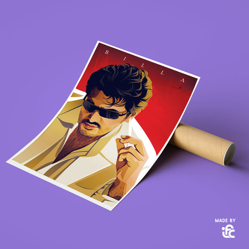 Exclusive AK Billa Ajith Kumar Best Film Poster