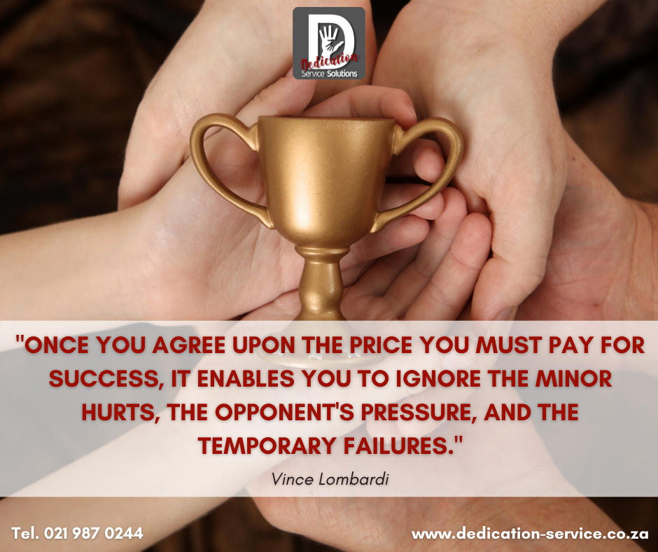 You determine your success!