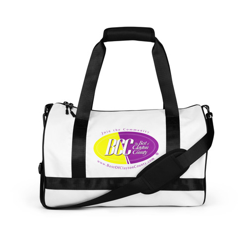 White Gym Bag | The Best of Clayton County | Best of Clayton Co.