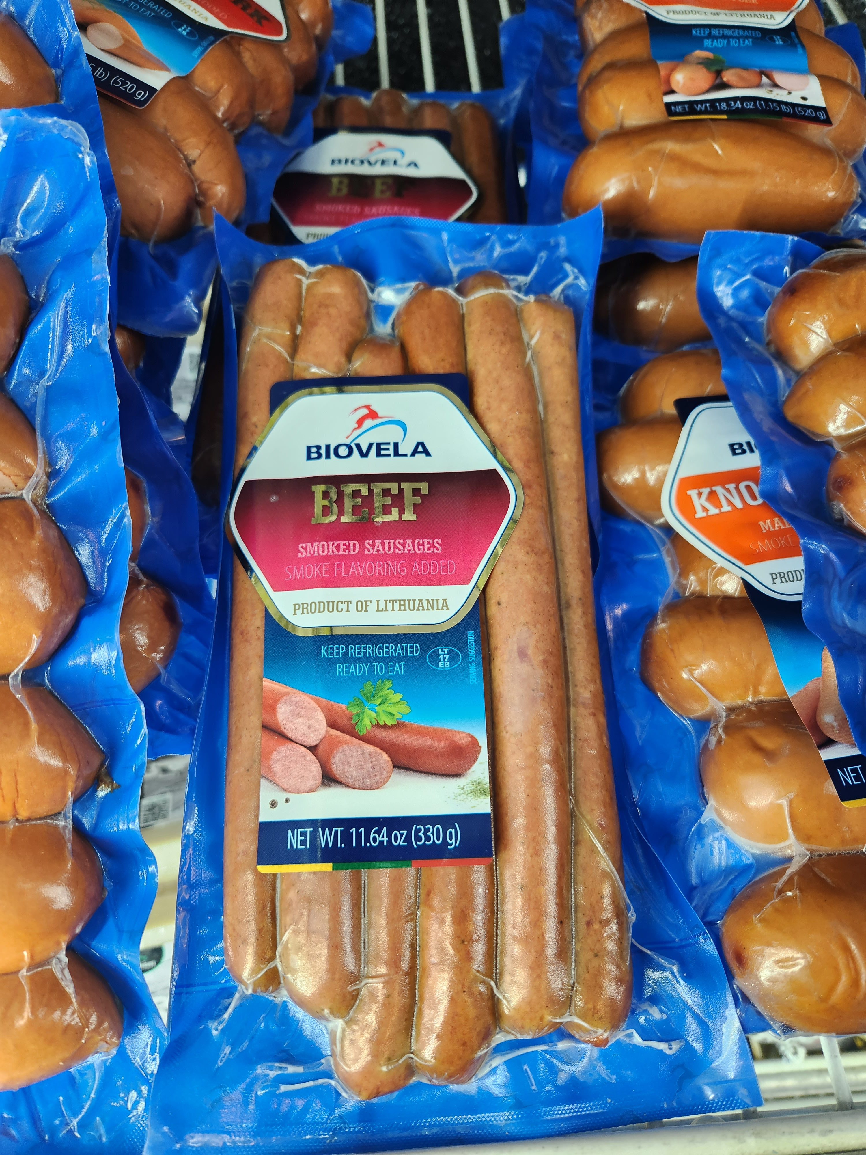 Biovela Beef Smoked Sausages