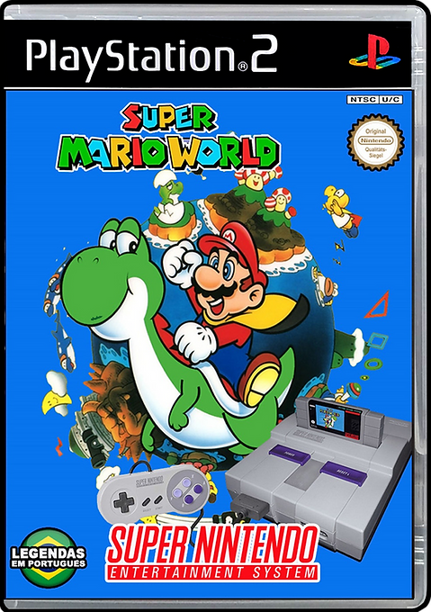 Super Mario World em DVD Repro Playstation 2 Ps2 By XGAMELIVE XGAMELIVE