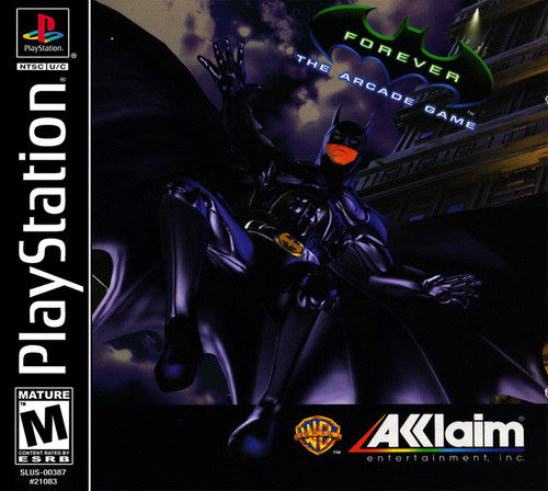Batman forever Repro - Repro Playstation 1 - Ps1 Mídia Prata / Preta ...