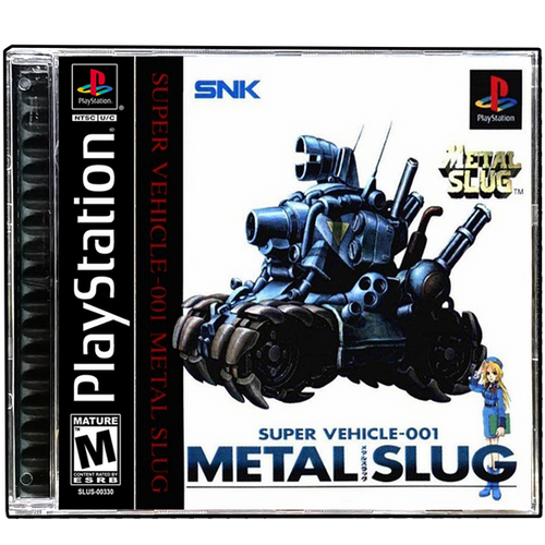 Metal Slug 1 - Mídia Preta - Repro Playstation 1 Ps1 / PSX Patch By ...