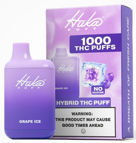 THC Puff - Grape Ice - 1000 Puffs | Huka Puff