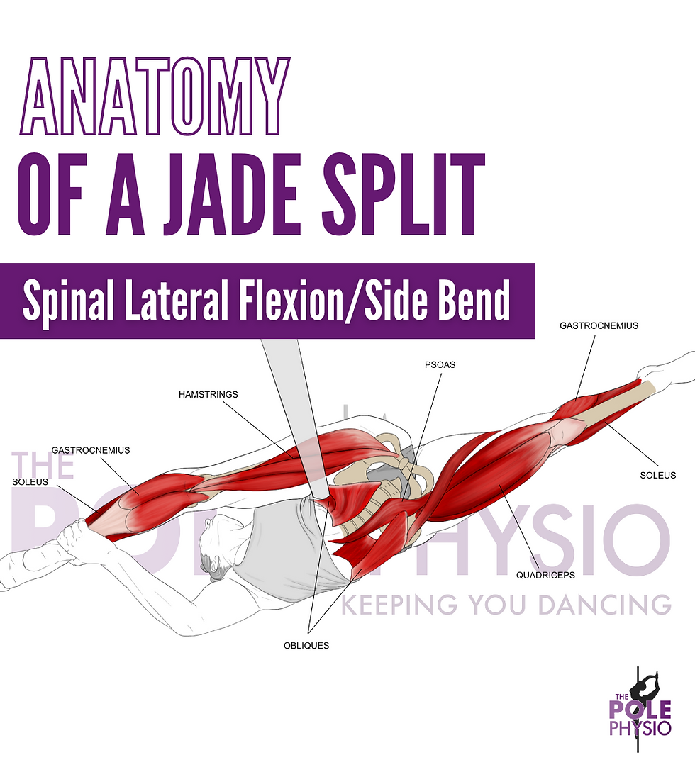 Anatomy of a Jade Split in Pole Dance