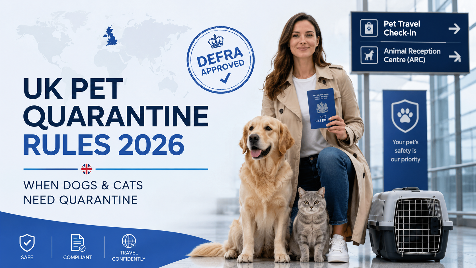 UK Pet Quarantine Rules 2026: Dogs & Cats Need Quarantine