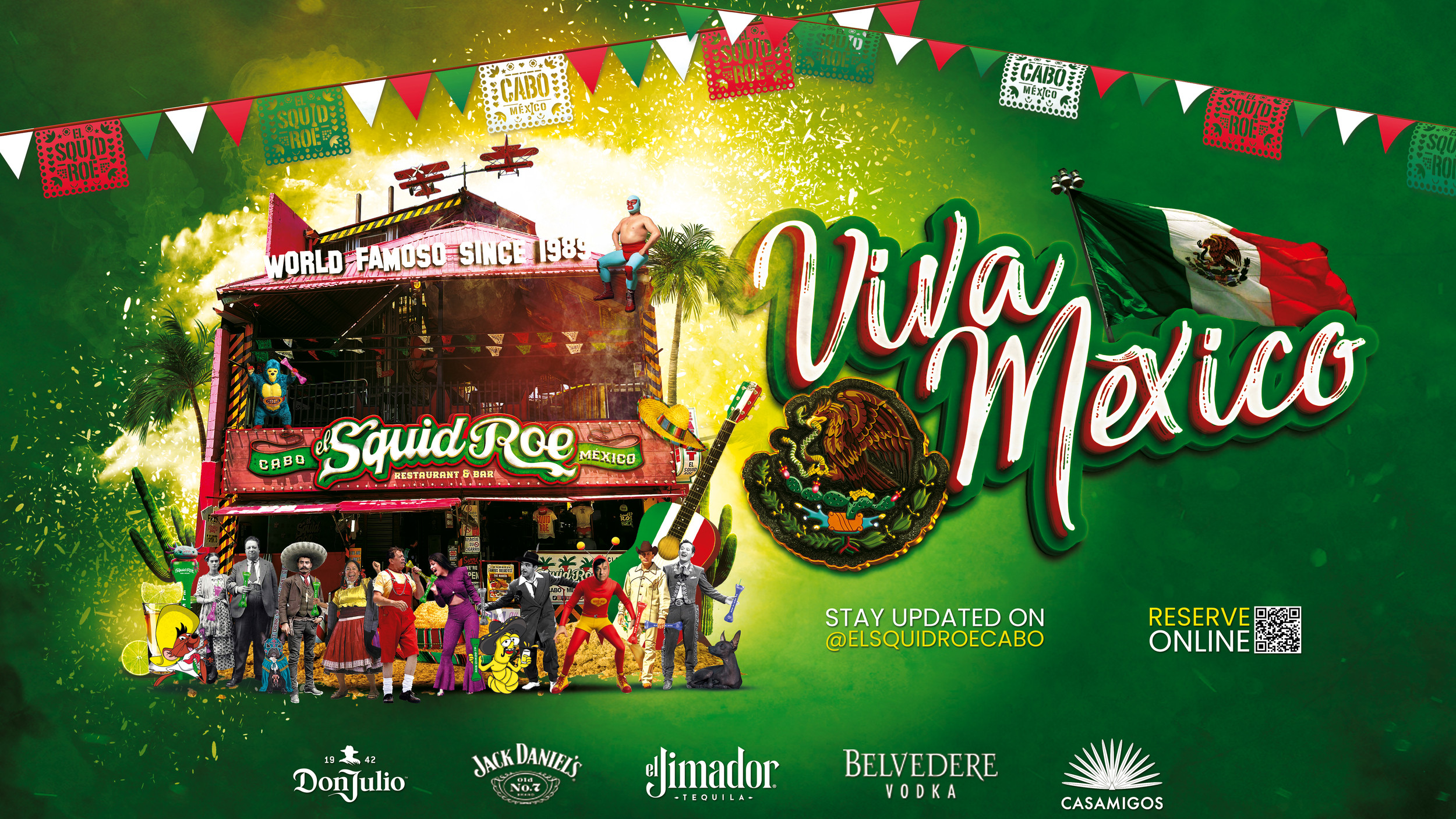 Viva Mexico El Squid Roe | Mexican Independence Celebration