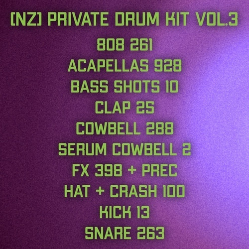 NZ - Private Drum Kit Vol. 3 | Sosouthernsoundkits