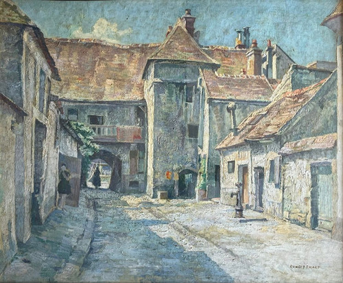 Edgar Rowley Smart 'The Court Yard, Moret-sur-Loing' | Collect Art