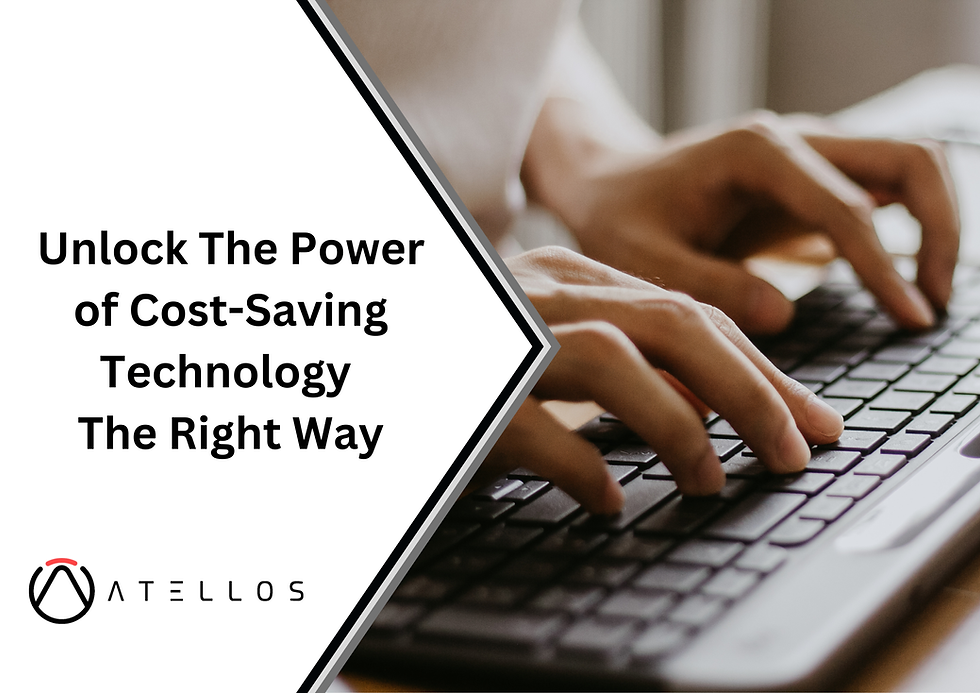 Unlock the Power of Cost-Saving Technology the Right Way