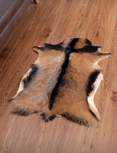 Mountain Goat Leather, Throw Goat Hide, Tanned Real Goat Fur Rug and ...