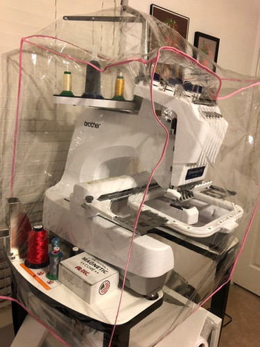 Dust Cover for Brother PR680W or 670E Multi-Needle Embroider Machine ...