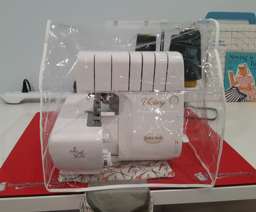 Dust Cover for Sergers with Thread Guides Down | Beautiful Fit Covers