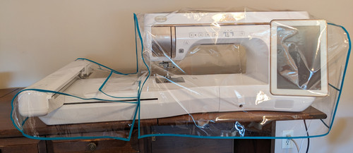 2 Piece Dust Cover for Sewing Machine with Embroidery Arm | Beautiful ...