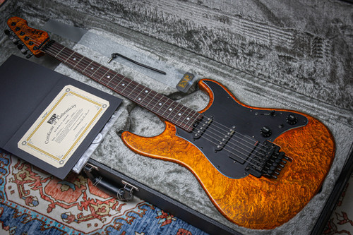 ESP MIJ Original Series Snapper Limited Edition "Liquid Metal Gold Lava ...