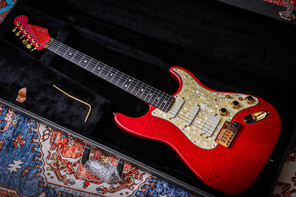FENDER USA Custom Shop Set-Neck Stratocaster Ultra *John Page "Cherry ...