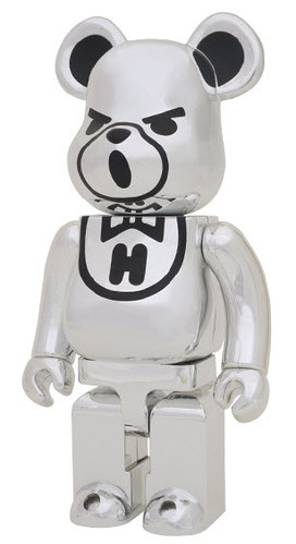 Hysteric Bear - Chrome- Bearbrick 400 | Medicom Toy Store