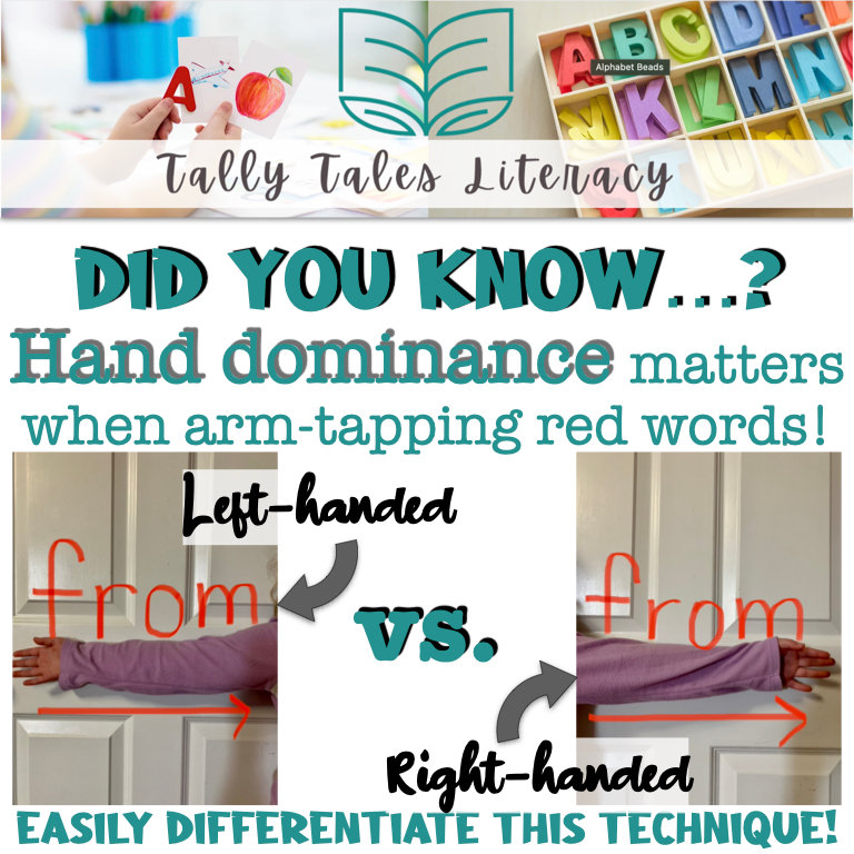 TEACHER/PARENT TIP FOR TEACHING RED WORDS!