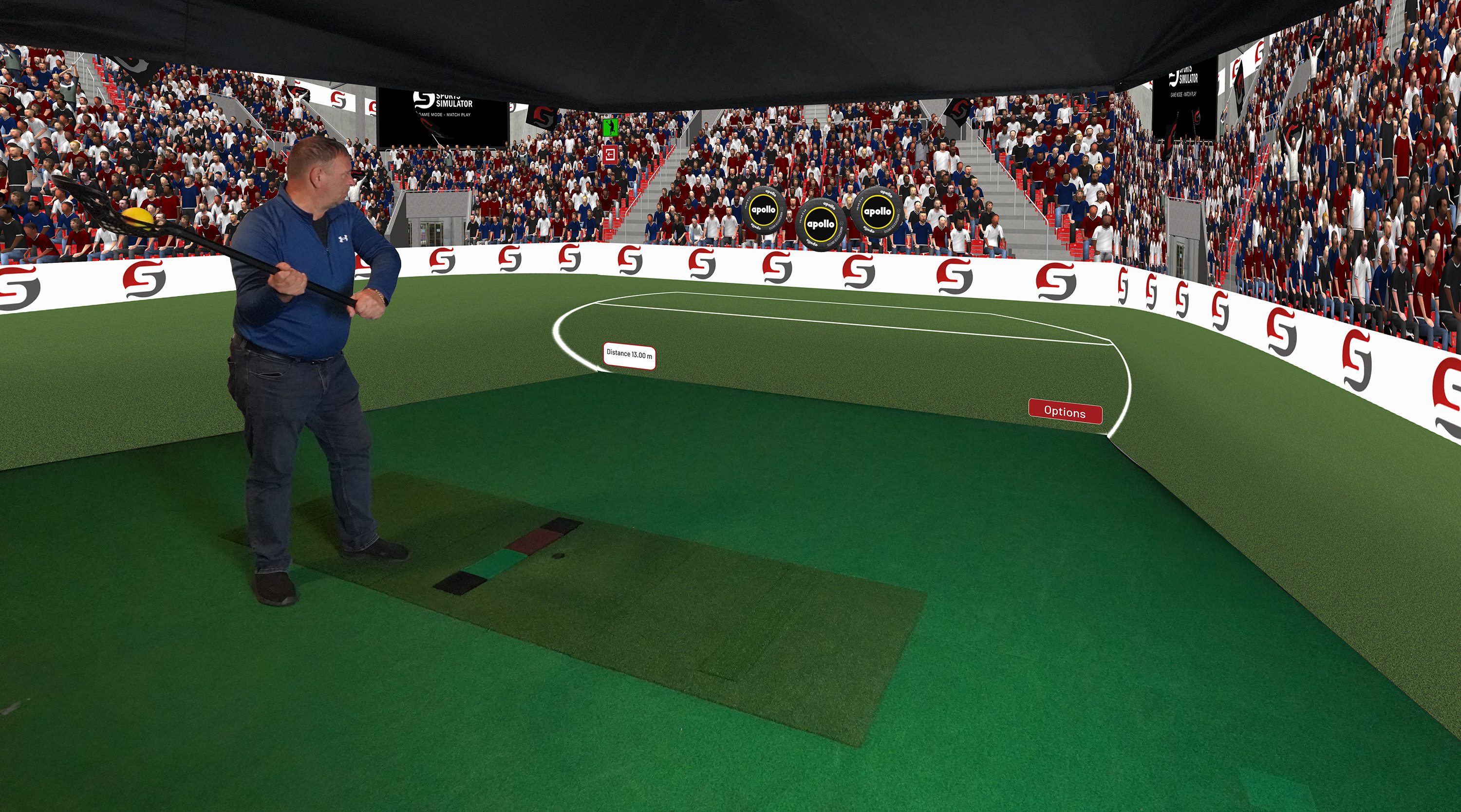 Box Lacrosse Simulator | Indoor Box Lacrosse | Sports Simulator