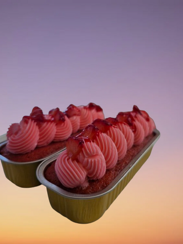 Strawberry Mini Loaf Cake | Texas Bites Bakery