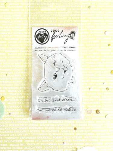 Planche de tampons clear "Good vibes" | Coco Feeling