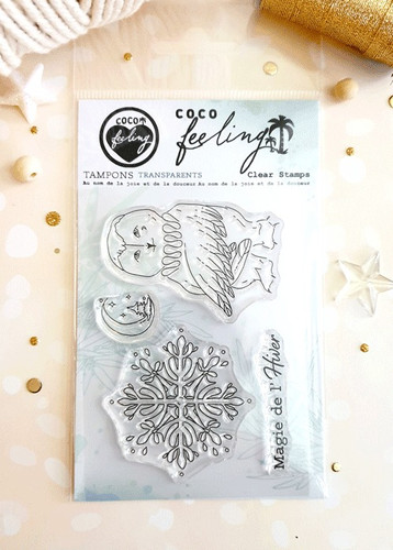 Planche de tampons clear "Magie de l'hiver" | Coco Feeling