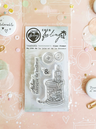 Planche de tampons clear "Bobine" | Coco Feeling