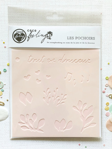 Pochoir "Tout en douceur" | Coco Feeling