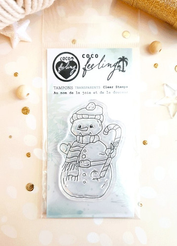 Planche de tampon clear "Bonhomme de neige" | Coco Feeling