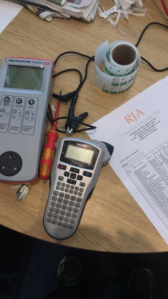 PAT Testing Services - RJA Electrical Services Ltd, UK