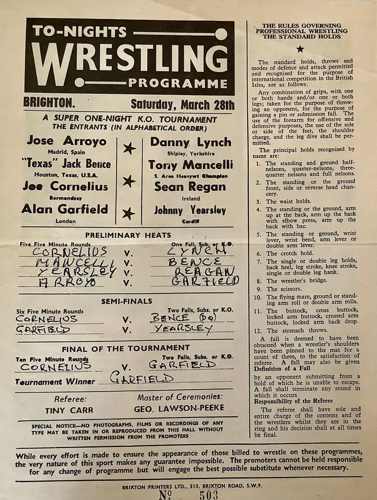 Alan Garfield, a bit of clarity for those who never saw him ...