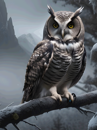 Regal Owl | MarinArtPrintCenter