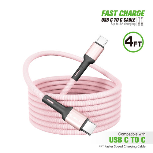 ESOULK 4FT BRAIDED CABLE C TO C (12/144) | VOLTIUM