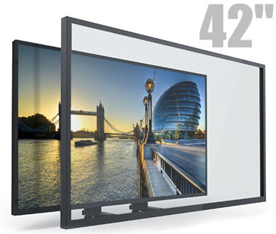 Moldura Frame touchscreen 42" | Toque Educação