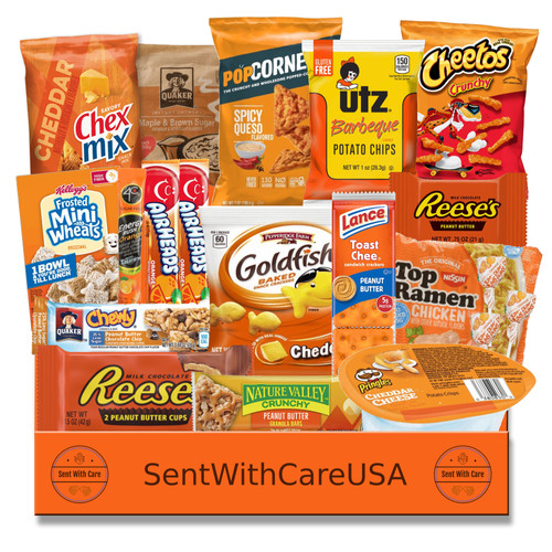 Orange Theme Snack Box | Orange Snacks