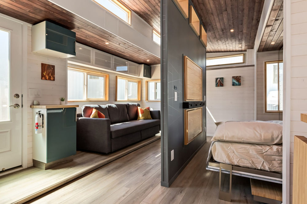 Spectacular Expanding Tiny House that goes from 8 ft wide to 16 ft wide ...