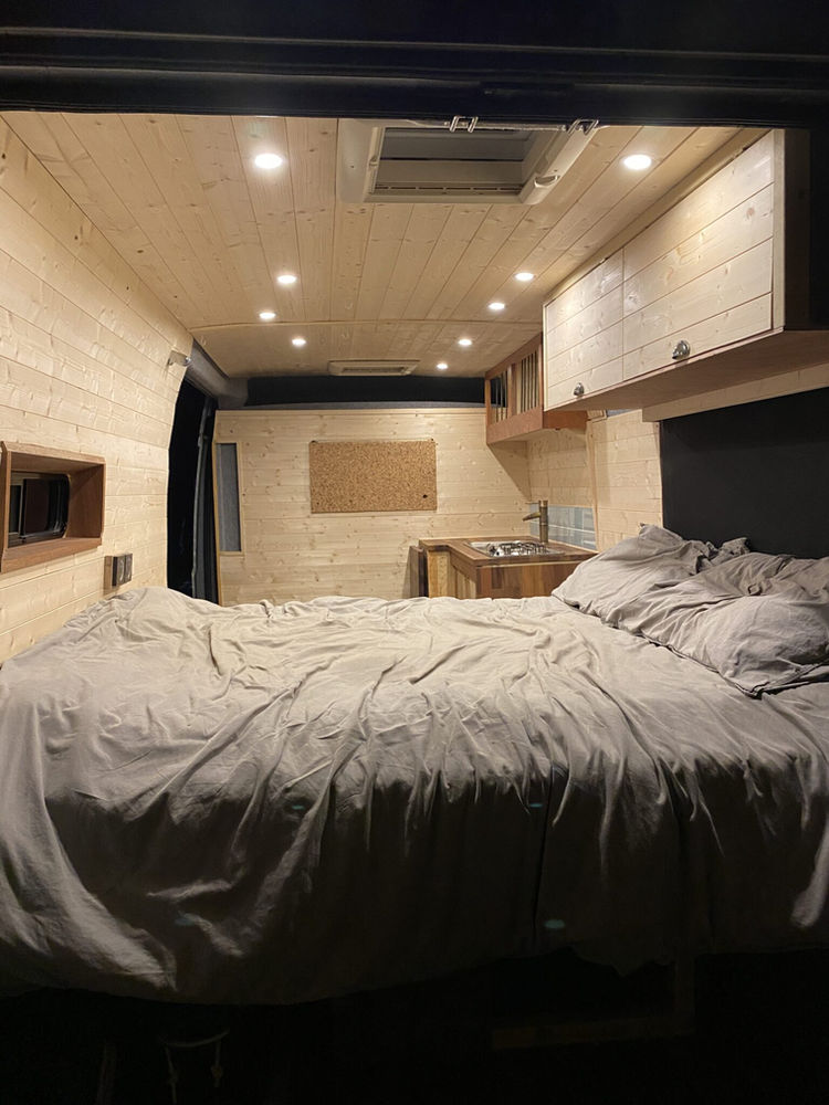 This van was born out of a desire to maximise comfort in a small space.