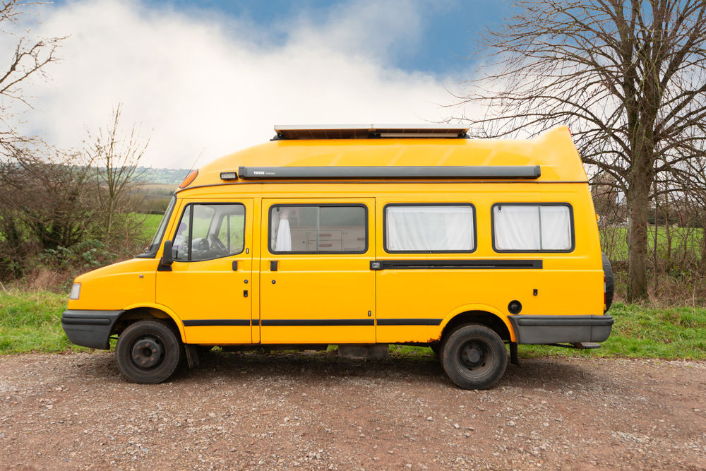 Gloriously Camper-van with cool, modern and funky urban interior stylings.
