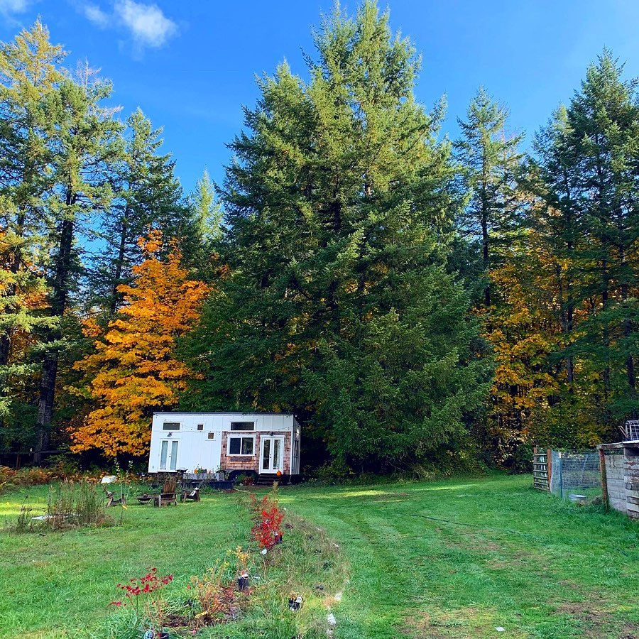 Family Builds Beautiful TINY HOUSE Homestead on Their Farm.