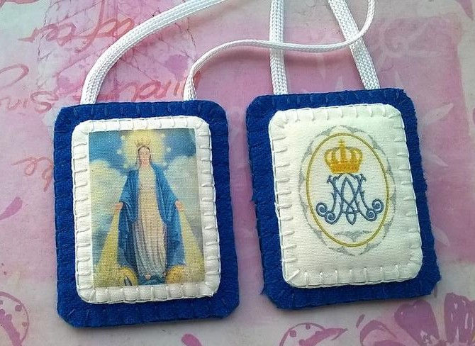 3 nouveaux scapulaires toiles imprimées