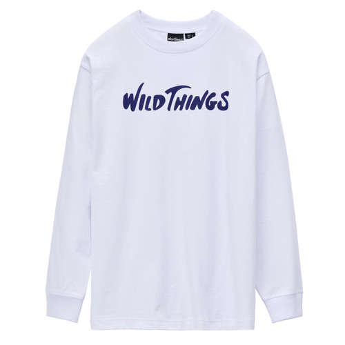WILD THINGS Logo Long Tee White | Pereffs